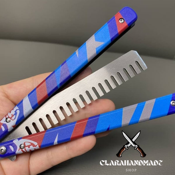 Yoru Butterfly Knife Comb - Etsy