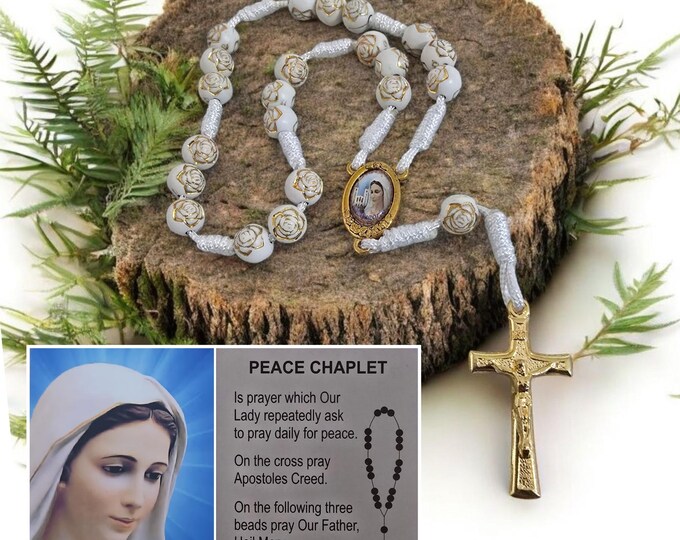 Peace Rosary, Our Lady of Medjugorje Rosary Peace, Chaplet of ...