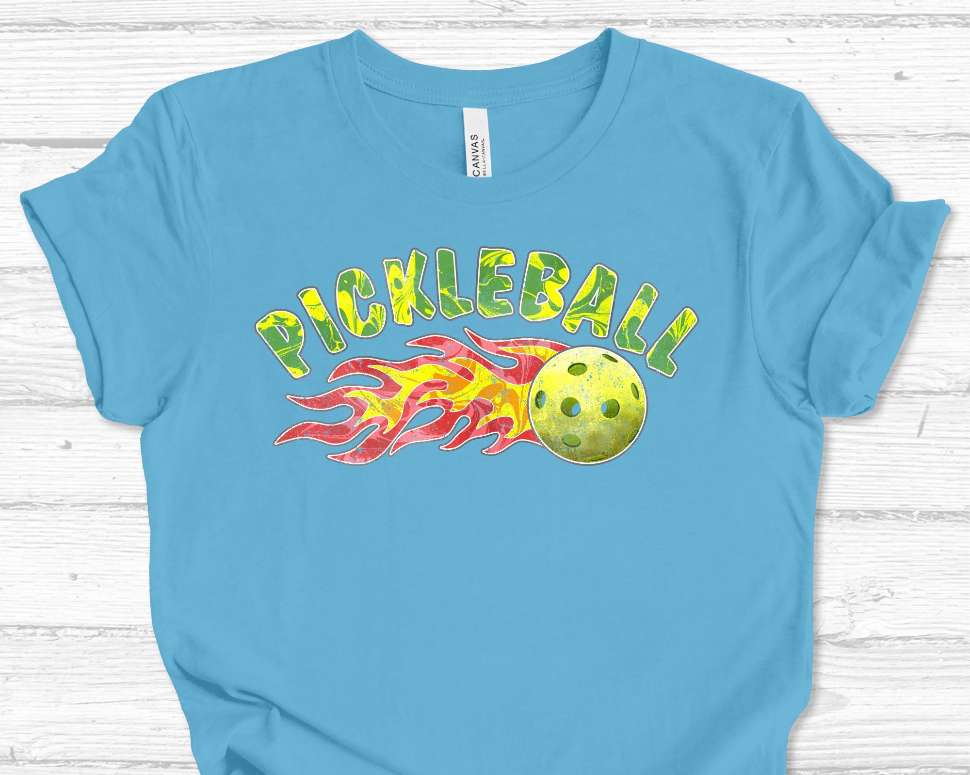 Pickleball With Flames Png, Mothers Day Png, Pickleball Wilth Fire Png ...