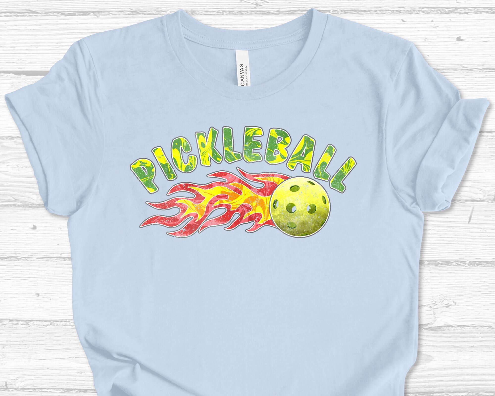 Pickleball With Flames Png, Mothers Day Png, Pickleball Wilth Fire Png ...