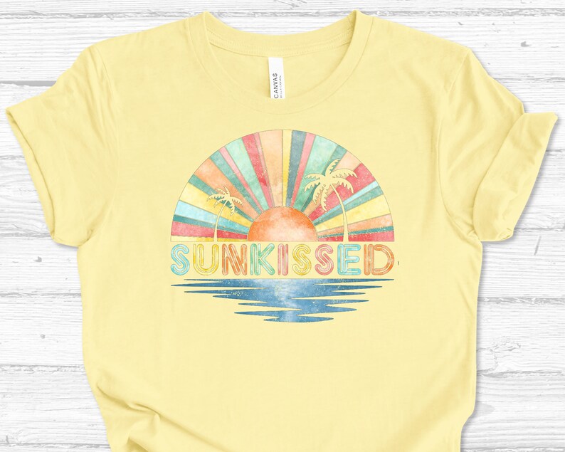 Sunkissed Png Beach Png Retro Sunset Png Retro Summer Png Sunshine