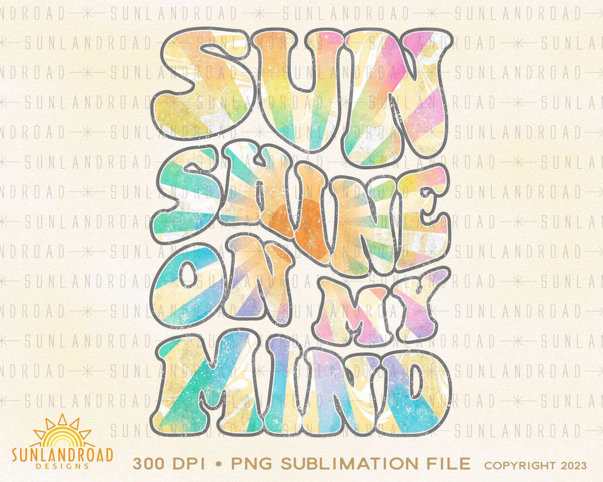 Sunshine on My Mind Png Sublimation, Beach Png, Retro Vacation Shirt ...