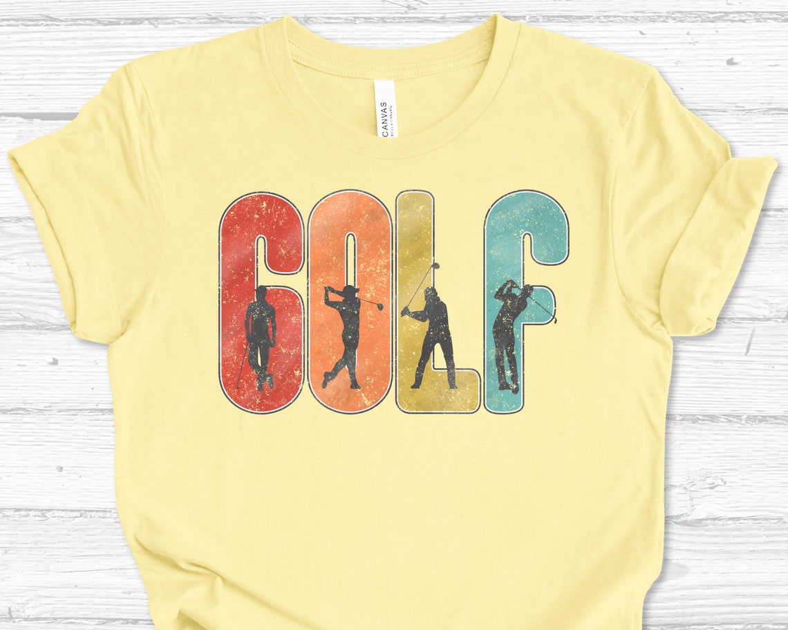Retro Golf Png Golfer Png Golf T Shirt Design for - Etsy Canada