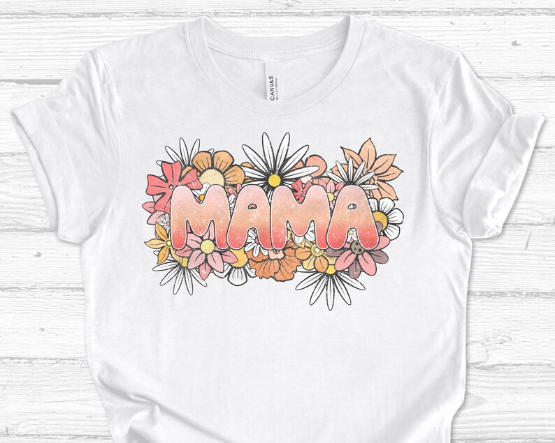 Mama Png Floral Retro Mama Png File Floral Mama Png Retro - Etsy