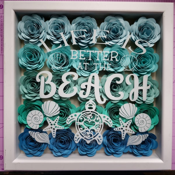Shadow Box Beach - Etsy