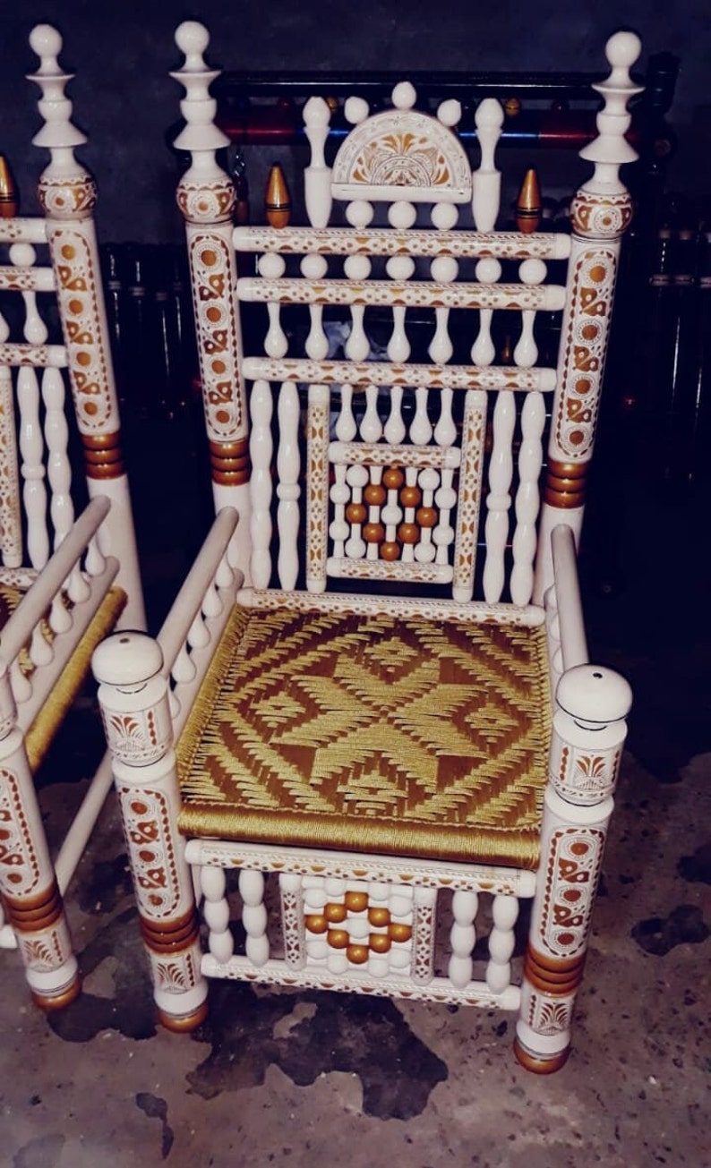 Colorful Charpai Chair Handmade Pakistani Heritage Chair Antique ...