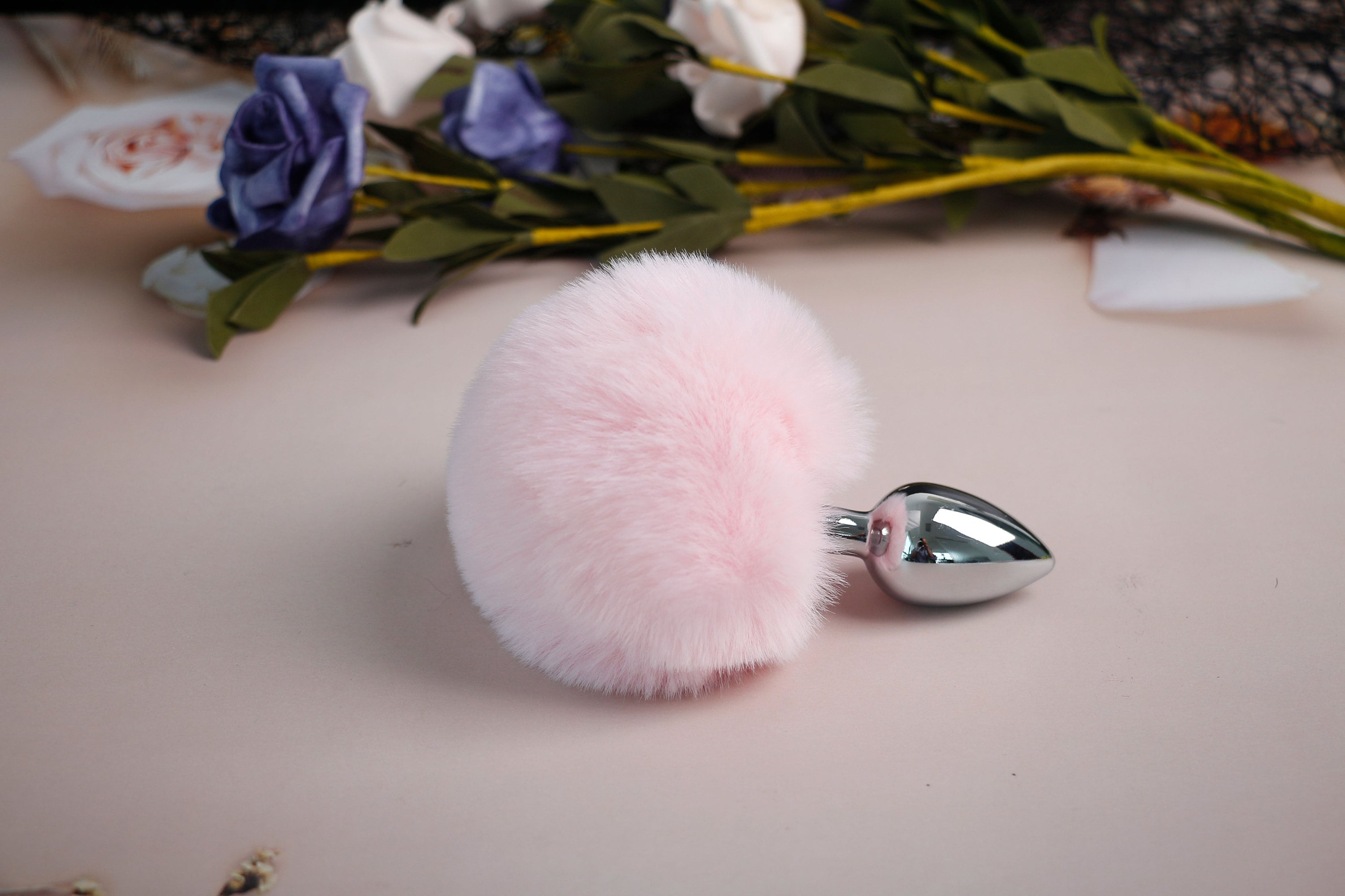 Pink Claw Rabbit Tail 10cm Cosplay Anime Sexy Cute Animal Furry Mature ...