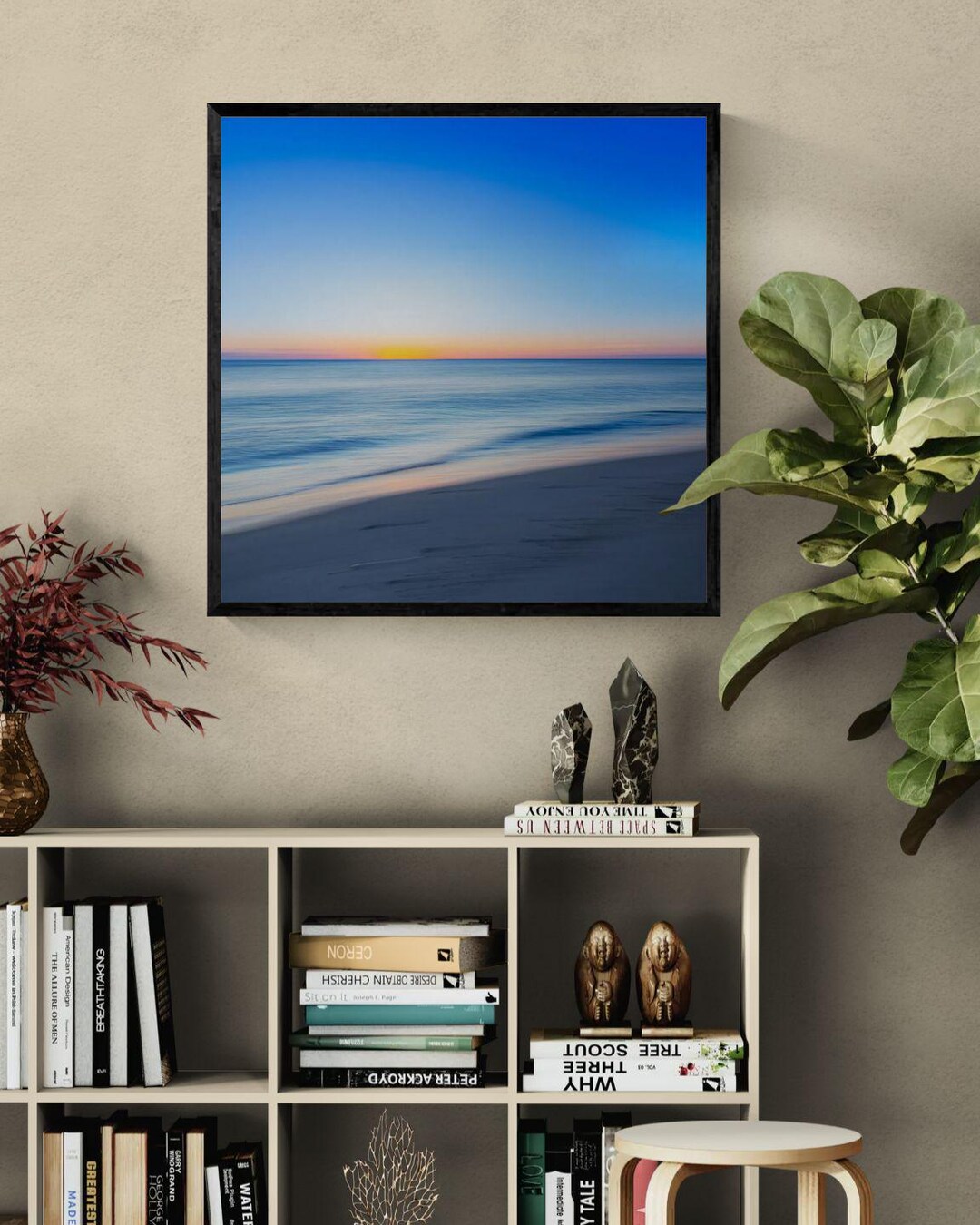 Cape Cod Sunrise Wall Art – Abstract Beach Photography With Painterly ...