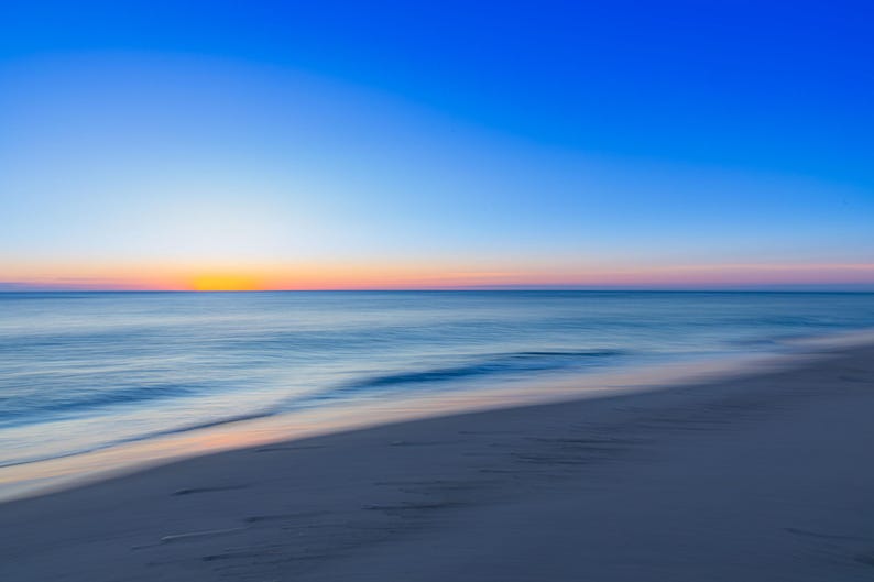 Cape Cod Sunrise Wall Art – Abstract Beach Photography With Painterly ...