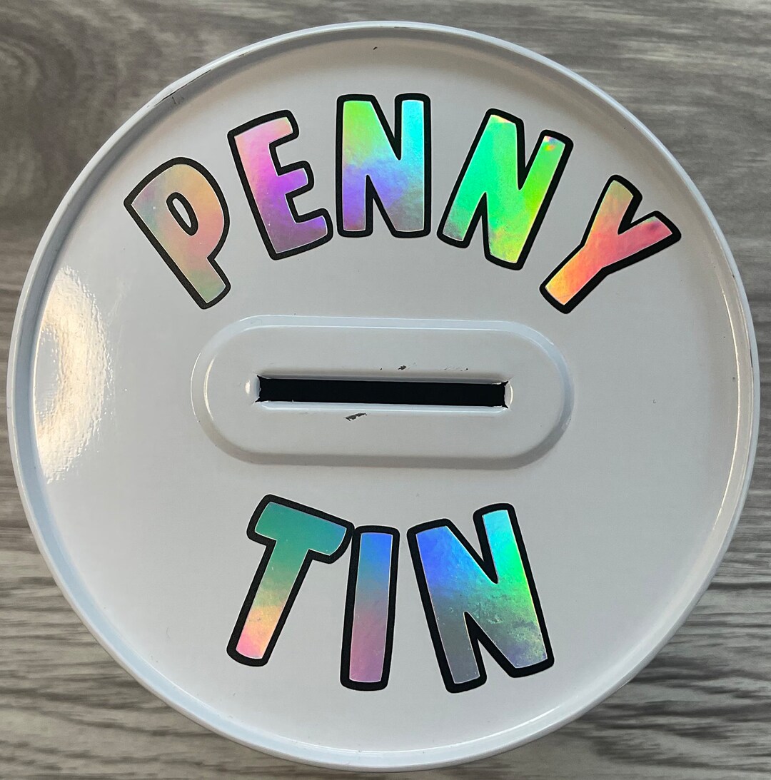 Money Tin Vinyl Labels | Savings Tin | Savings Money Box - Etsy