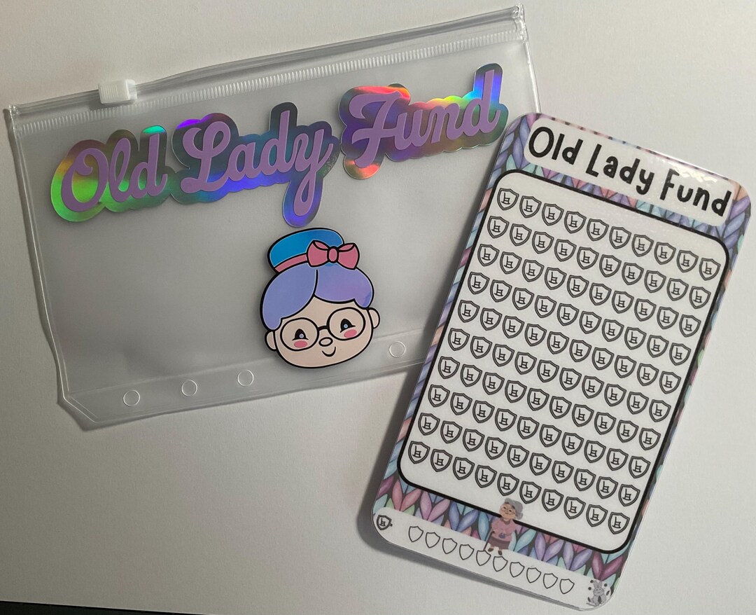 Old Lady Fund, Savings Challenge - Etsy UK
