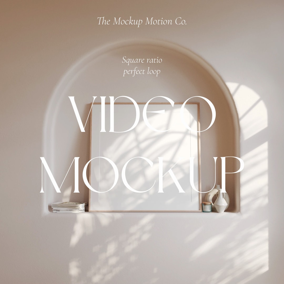 Frame Mockup Video | Square Frame Mockup | Psd Frame Mockup | Animated ...