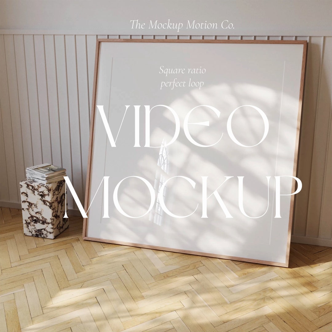 Frame Mockup Video Square Frame Mockup Psd Frame Mockup Animated Mockup ...