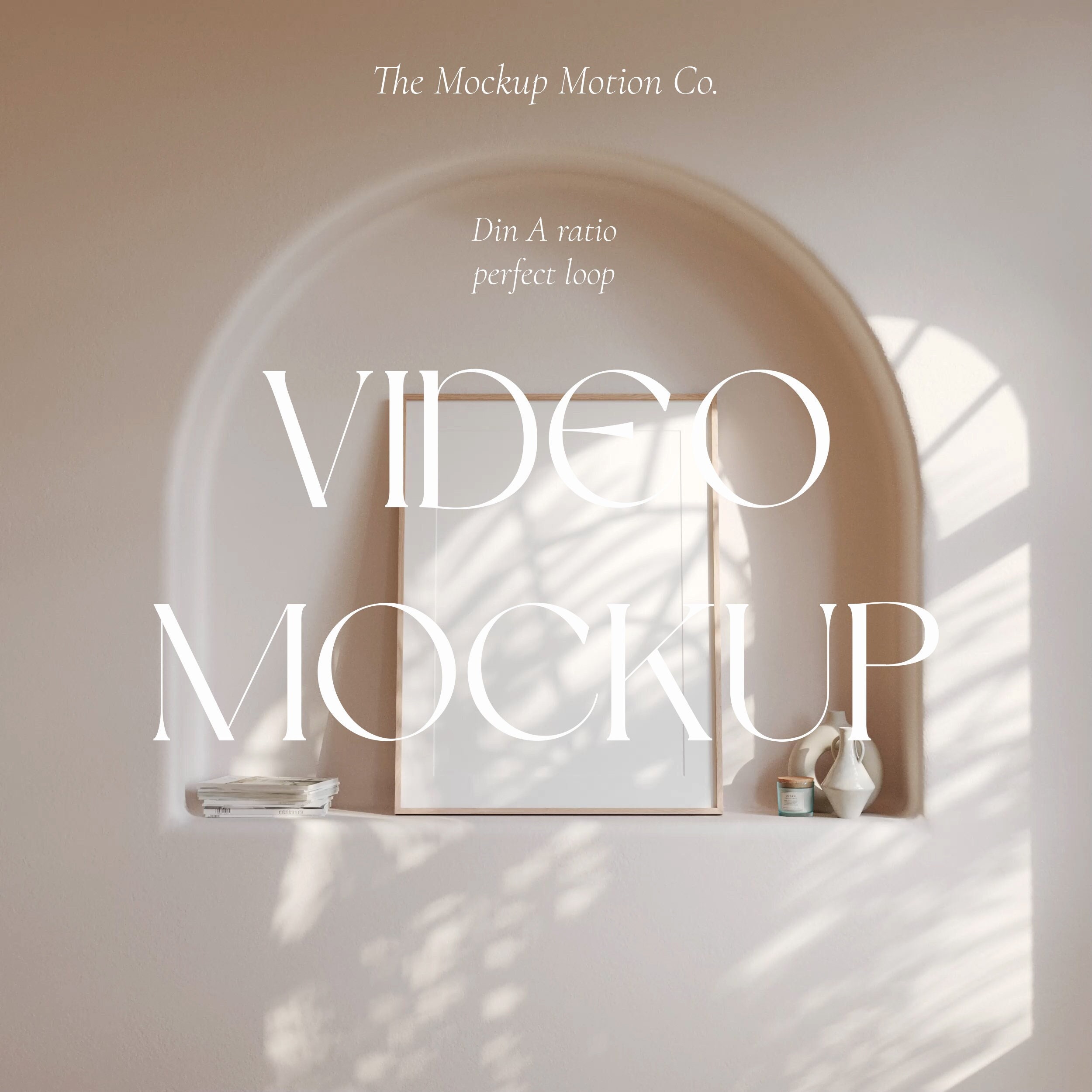 Frame Mockup Video Din A Printable Mockup Animated Mockup Psd Frame ...