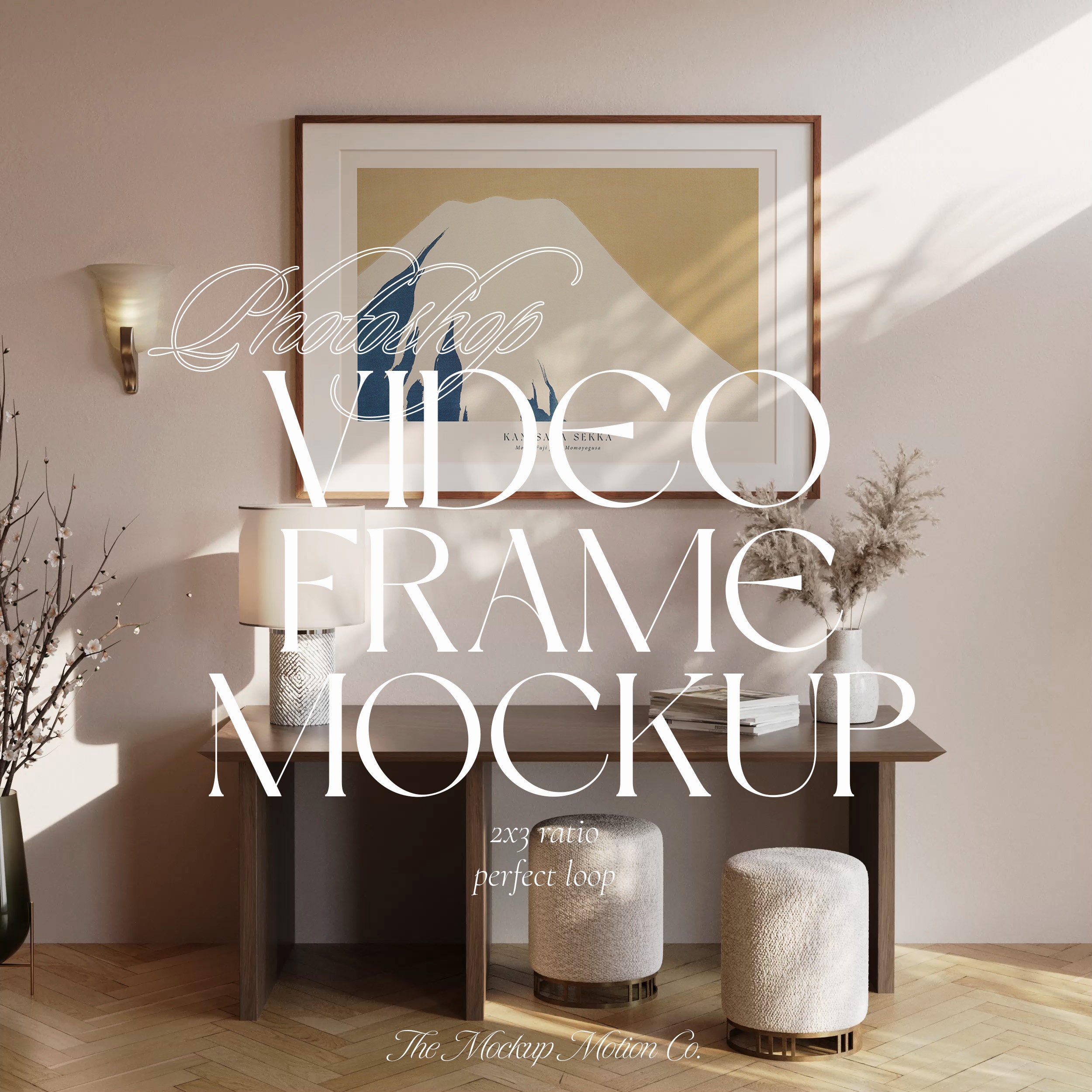 Video Mockup 2x3 Frame Printable Mockup Wood Frame 2x3 Mock-up - Etsy