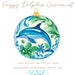 Preppy Dolphin Ornament Clip Art - Transparent Background in PNG ...