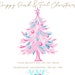 Preppy Pink & Teal Christmas Clipart - Transparent Background in PNG ...