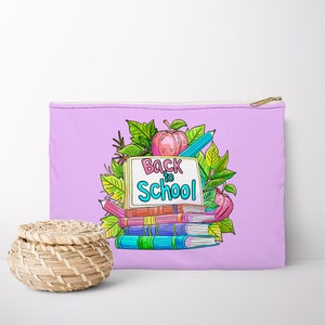 Preppy Back to School Sign Clip Art - Transparent Background in PNG ...