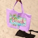 Preppy Beach Sign Clip Art - Transparent Background in PNG - Floral ...