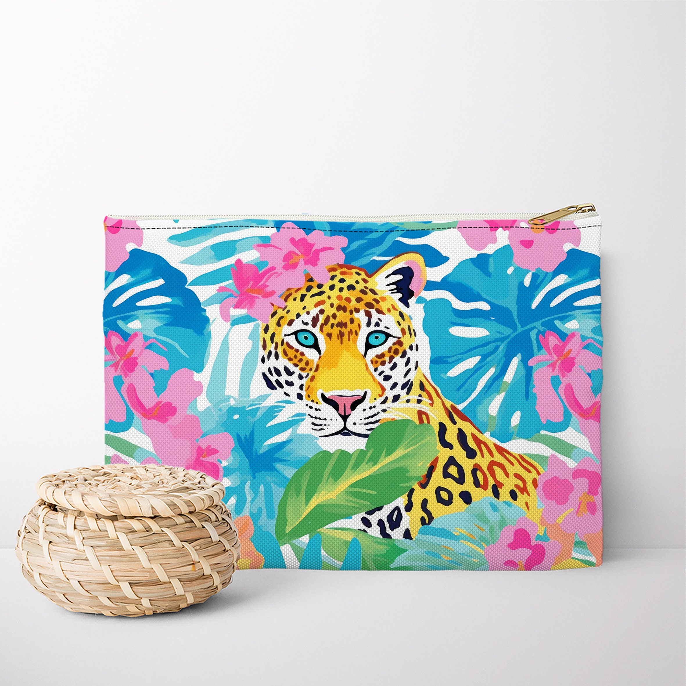 Preppy Tropical Rainforest Digital Paper, 10 Seamless Patterns for ...