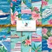 Vibrant Luxe Tropical Digital Paper, 10 Seamless Preppy Floral Patterns ...