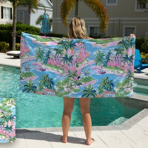 Preppy Bahamas View Digital Paper, 10 Seamless Preppy Patterns for ...