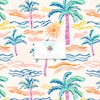 Preppy Blue & White Coral Digital Paper, 10 Seamless Tropical Patterns ...