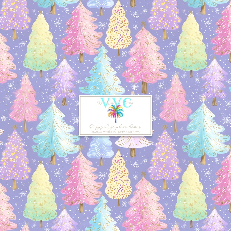 Pastel Christmas Backdrop - Etsy
