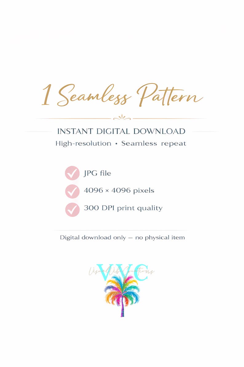 Preppy Beach Coral Digital Paper, 1 Seamless Tropical Pattern for ...