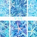 Preppy Starfish & Coral Digital Paper, 10 Seamless Patterns for ...