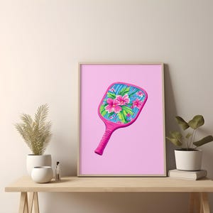 Preppy Pickleball Paddle Clip Art - Transparent Background in PNG ...