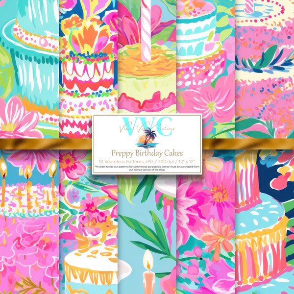 Preppy Birthday Cards - Etsy