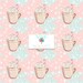 Preppy Peppermint Mocha Digital Paper, 1 Seamless Pattern for Printable ...