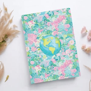 Preppy Inspired Earth Digital Paper, 1 Seamless Tropical Pattern for ...