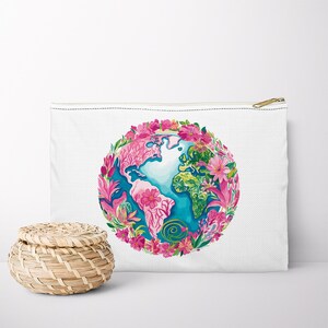 Preppy Inspired Earth Clip Art - Transparent Background in PNG - Ocean ...