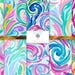 Preppy Flowers & Polka Dots Digital Paper, 10 Seamless Preppy Patterns ...