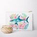 Preppy Shark Clip Art - Transparent Background in PNG - Ocean, Beach ...