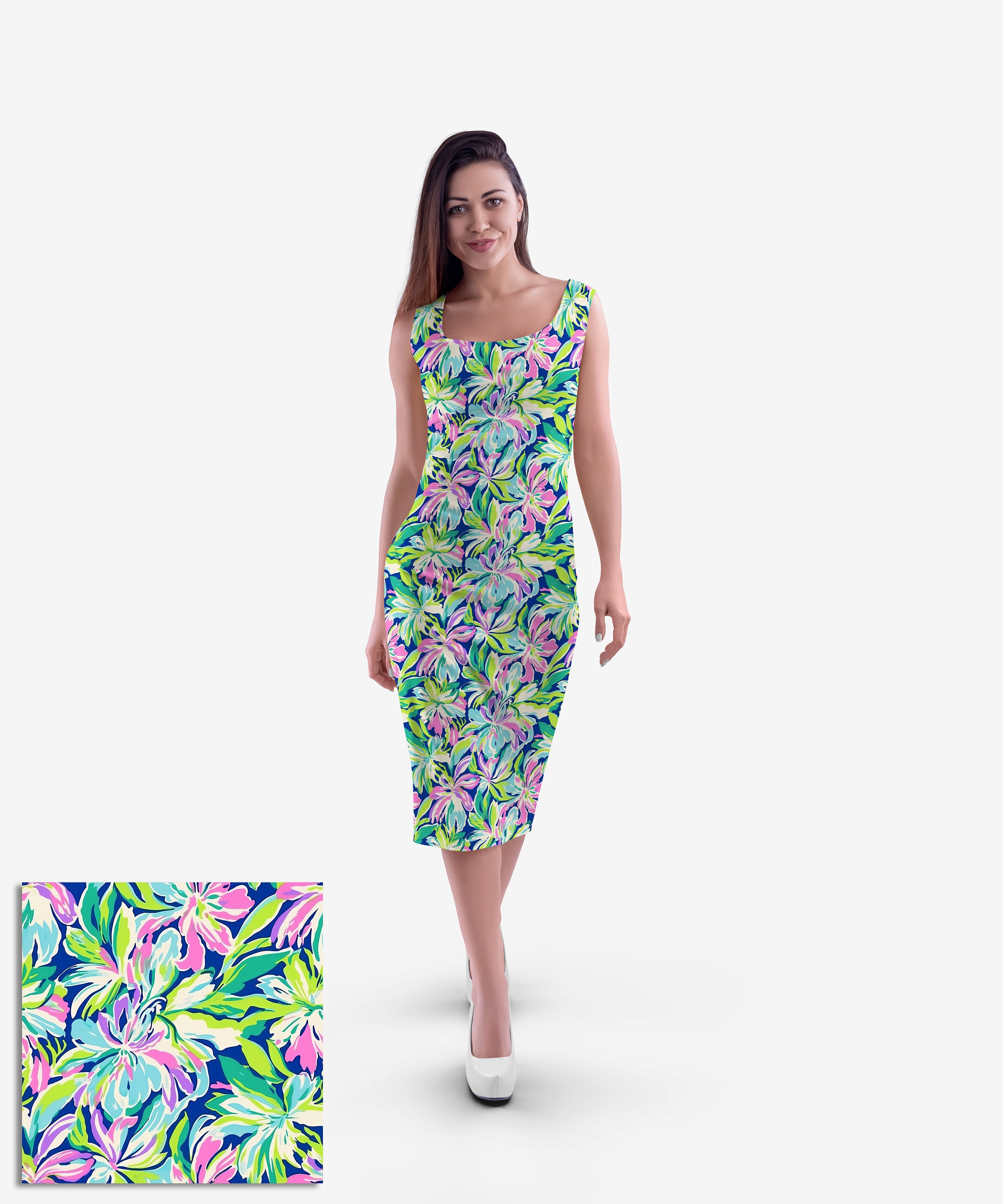 Vibrant Preppy Tropical Pack 2 Digital Paper 10 Seamless - Etsy