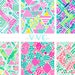 Preppy Triangles Digital Paper, 10 Seamless Beach Patterns for ...