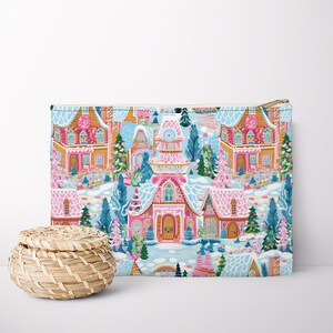 Preppy Gingerbread House Digital Paper, 1 Seamless Pattern for ...