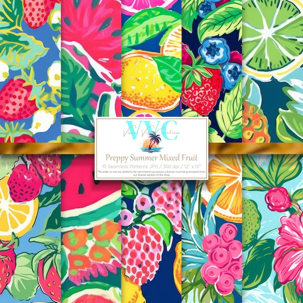 Preppy Patterns - Etsy