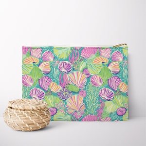 Preppy Inspired Seashells Digital Paper, 10 Seamless Patterns for ...