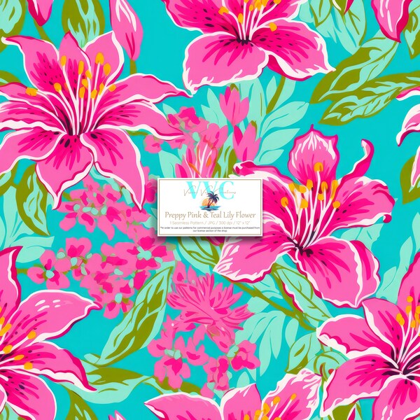 Preppy Flower Wallpaper - Etsy