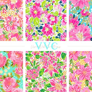 Preppy Inspired Polka Dots Digital Paper, 10 Seamless Preppy Patterns ...