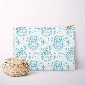 Preppy Santa Claus Digital Paper, 1 Seamless Pattern for Printable ...