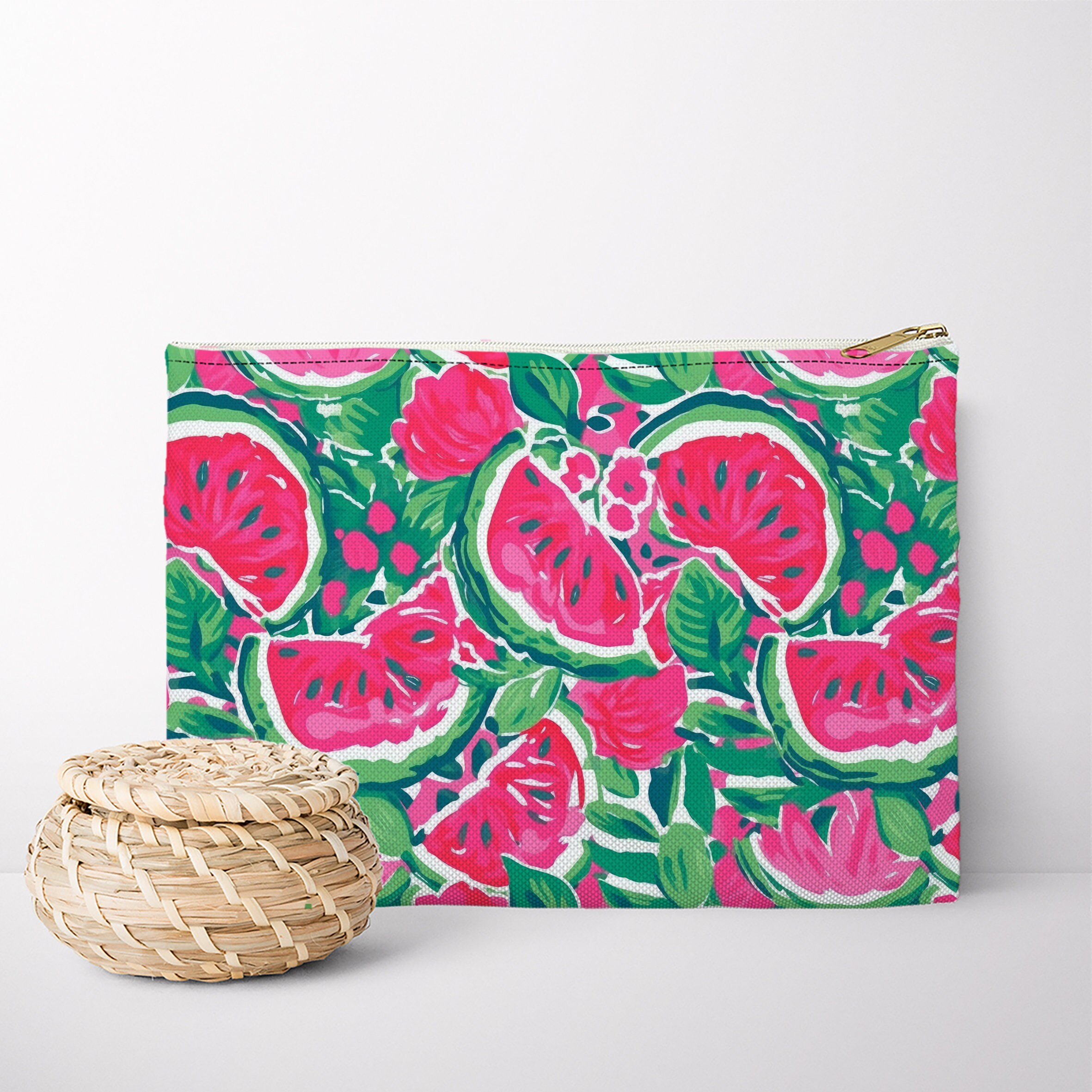 Preppy Summer Mixed Fruit Digital Paper, 10 Seamless Preppy Patterns ...