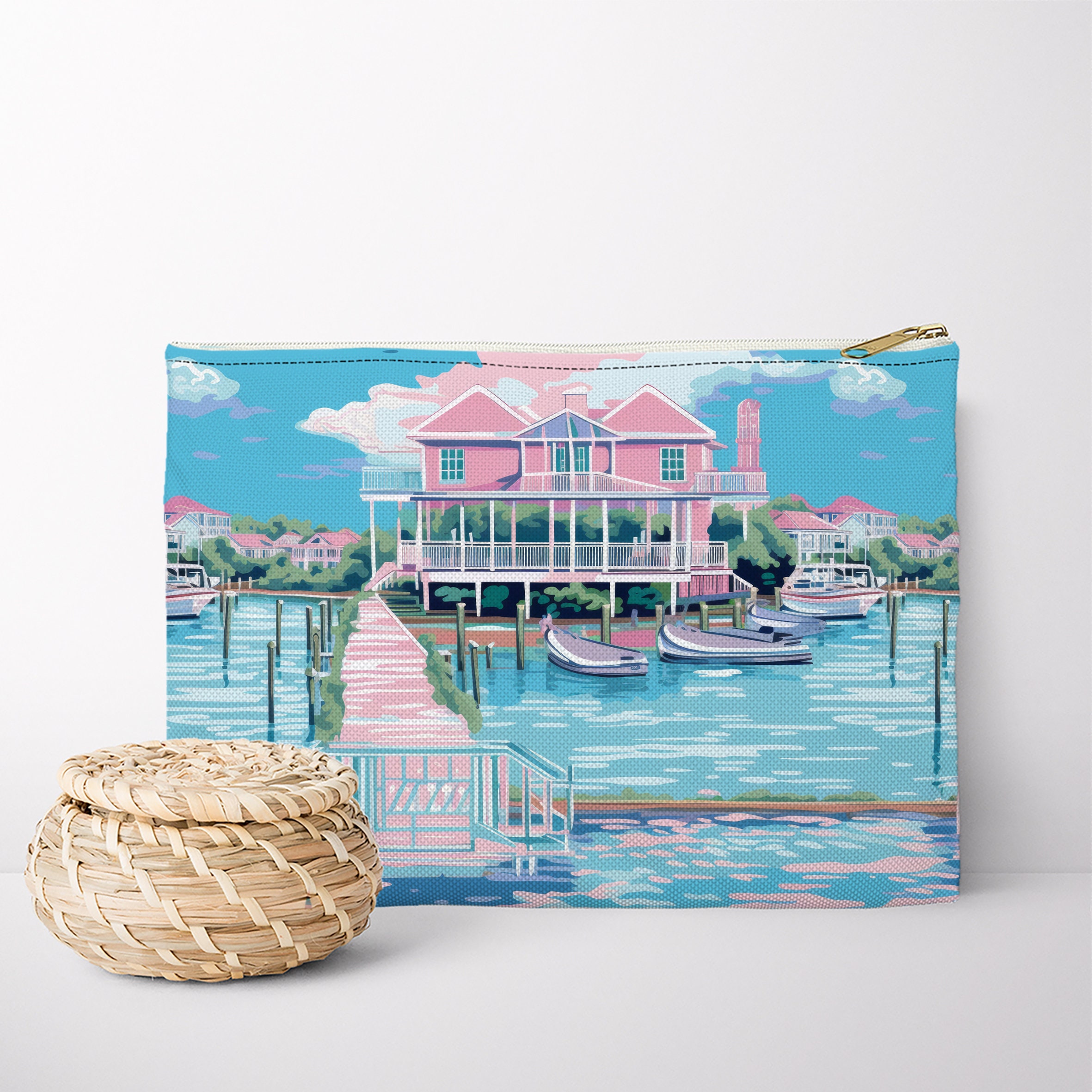 Preppy Ocean View Digital Paper 1 Seamless Pattern for - Etsy
