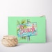 Preppy Beach Sign Clip Art - Transparent Background in PNG - Floral ...