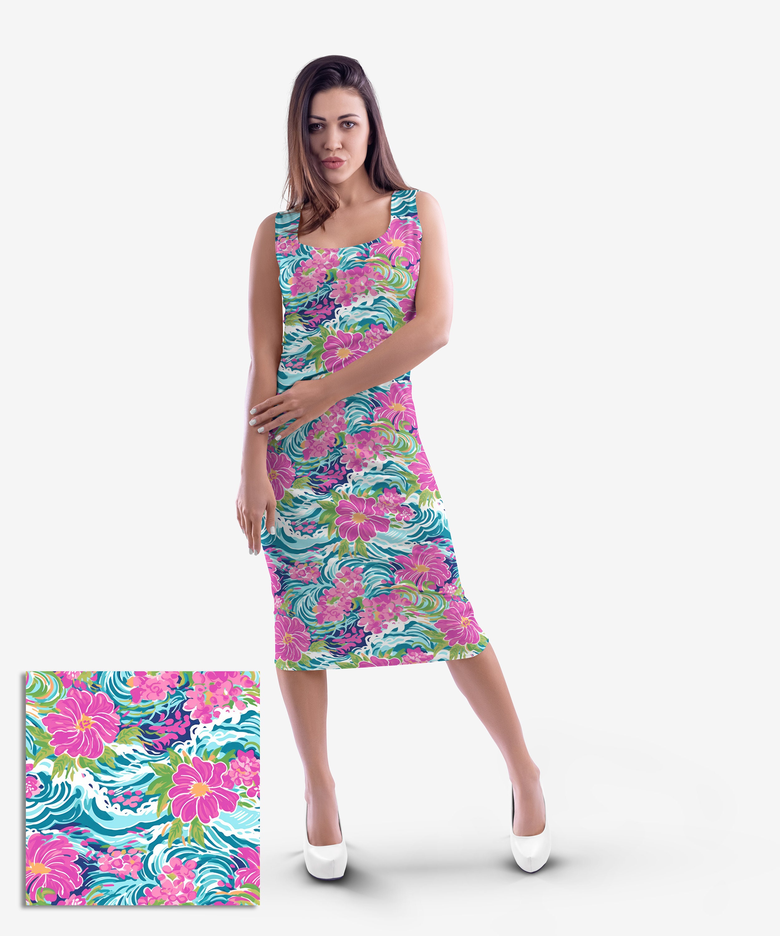 Preppy Inspired Ocean Waves Digital Paper 10 Seamless - Etsy