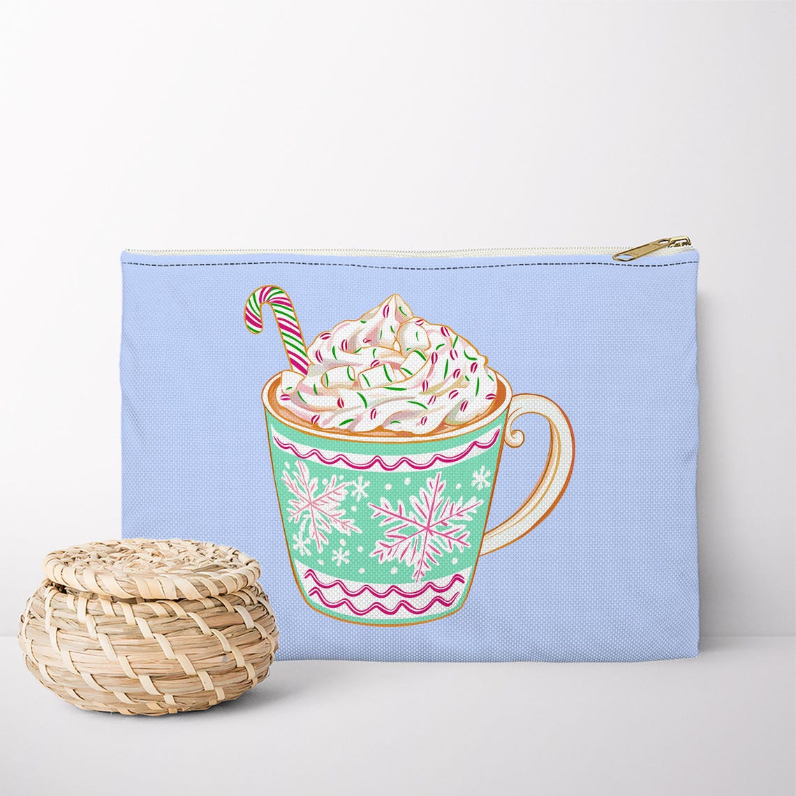 Preppy Peppermint Hot Cocoa Clip Art - Transparent Background in PNG ...